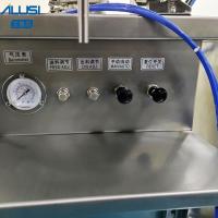 China Semi-Automatic Pneumatic Liquid Filling Machine 250ml Vertical Small Scale 2KW for sale