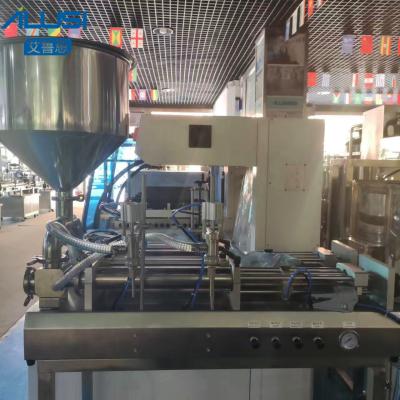 China SUS 304 Double Nozzle Piston Filler Semi Automatic Paste Dispenser For Oil Cream for sale