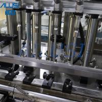 China Automatic 4 Heads Pneumatic Piston Filling Machine for Liquid Soap Shampoo Bath Gel 100-5000ml for sale