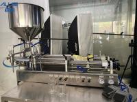 China Horizontal Piston Liquid Filling Machine Cosmetic Cream Bottling Large Flow Filling Machine for sale