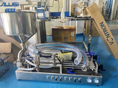 China Piston Pneumatic 2 Heads Pet Bottle Liquid Filling Machine Shampoo Filling Equipment for sale