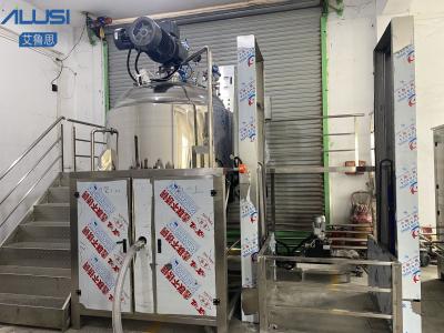 China SUS316L 500L Fixed Vacuum Emulsifying Mixer Two Way Stirring Cosmetic Machine for sale