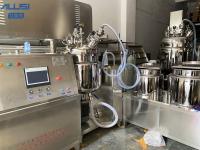 China 100L PLC Touch Screen Vacuum Emulsifier Mixing Machine for Foundation Sunscreen Making for sale