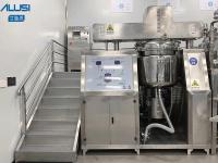 China 200L Vacuum Emulsifier Mixer Vasline Body Lotion Homogeneous Vacuum Emulsifying Machine for sale