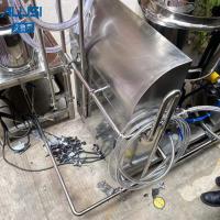 China 50L Hydraulic Lift Vacuum Emulsifier Mixer Machine for Cream Lotion Production for sale