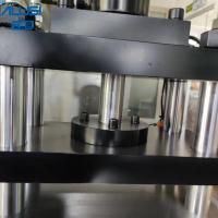 China 2.3KW Powder Cake Eye Shadow Press Equipment Semi Automatic Desktop Cosmetic Powder Press Machine for sale