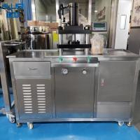 China 2.3KW Powder Cake Eye Shadow Press Equipment Semi Automatic Desktop Cosmetic Powder Press Machine for sale