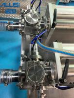 China Semi Automatic Double Heads Paste Piston Filler Water Bottle Pneumatic Filling Machine for sale