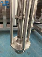 China 100L Liquid Soap Paint Homogenization Machine Sanitary Stainless Steel Motor Pneumatic Lifting for sale
