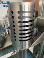 China 100L Liquid Soap Paint Homogenization Machine Sanitary Stainless Steel Motor Pneumatic Lifting for sale