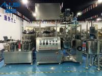 China Hydraulic Cylinder Stainless Steel Vacuum Emulsifier Mixer Toothpaste Making Machine for sale