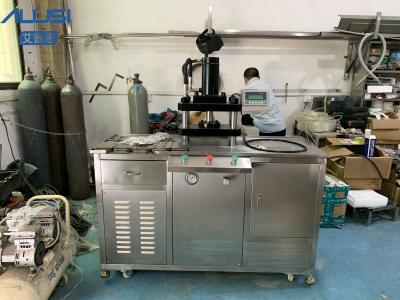China 380V 50Hz Powder Equipments Semi Automatic Eyeshadow Pressed Powder Cosmetic Pressing Machine for sale