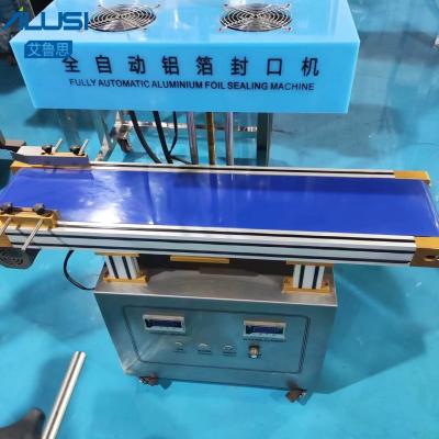 China Automatic Electromagnetic Induction Aluminum Foil Sealing Machine 20-100 BPM 110V/220V for sale
