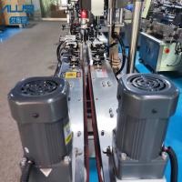 China PLC Control Automatic Screw Capping Machine for Glass Bottles with Metal Caps 2m Conveyor for sale