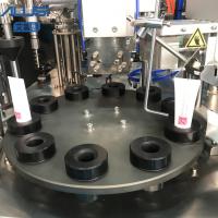 China Semi Automatic Plastic Tube Filling Ultrasonic Sealing Machine for Lotion Cream 10 Station for sale
