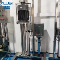 China Cosmetic Cream Pneumatic Homogenizer Mixer Laboratory High Shear Emulsifier Mixing Machine for sale