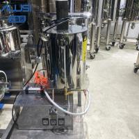 China Semi Automatic Lipstick Filling Machine with Heating Mixing 16000 BPH for sale
