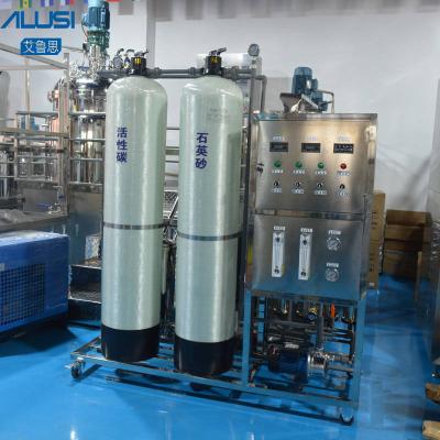 China 380V 500lph RO Borehole Salty Water Treatment Plant Automatic for sale