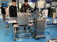 China Desktop Ketchup Filling Machine 5-50000ml Stainless Steel Honey Jam Bottle Filler for sale