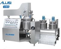 China Lift Type Vacuum Emulsifying Homogenizer Mixer Machine 50L to 3000L for Cream Paste Lotion for sale