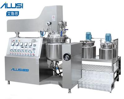 China Lift Type Vacuum Emulsifying Homogenizer Mixer Machine 50L to 3000L for Cream Paste Lotion for sale