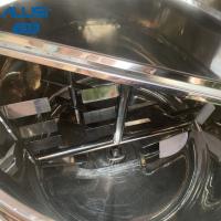 China 5000L Stainless Steel Blender Mixer Industrial Mixing Tank for Liquid Soap Shampoo Detergent Making for sale