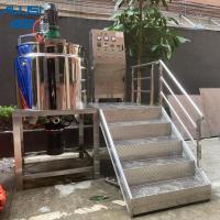 China 5000L Stainless Steel Blender Mixer Industrial Mixing Tank for Liquid Soap Shampoo Detergent Making for sale