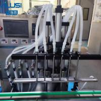 China Food Beverage Bottle Filling Machine Automatic 6 Head Magnetic Pump for sale