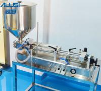 China SS304 Liquid And Paste Filling Machine 50-500ml Horizontal Pneumatic Piston Filler for sale