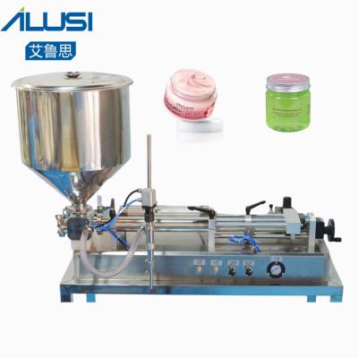 China SS304 Liquid And Paste Filling Machine 50-500ml Horizontal Pneumatic Piston Filler for sale