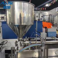 China 316L Semi Automatic Pneumatic Piston Filler 100-1000ml for Cream Cosmetic Shampoo for sale