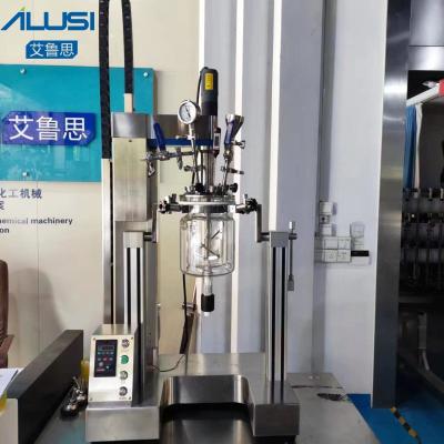 China 5L Small High Shear Vacuum Lab Cosmetic Emulsifier Mixer Shampoo Face Cream Homogenizer for sale