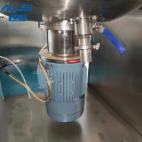 China PLC Control Vacuum Emulsifier Mixer 100L Cosmetic Cream Ointment Homogenizer for sale