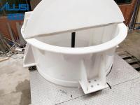 China Polypropylene PP Anti Corrosive Mixer Tank 1000L for Strong Acid Chemical Liquid Mixing for sale