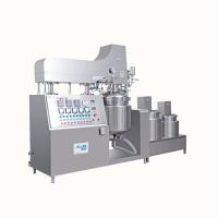 China Cream Mixer Cosmet 0-65rpm Vacuum Emulsifying Mixer Ointment Mixing Making Machine for sale