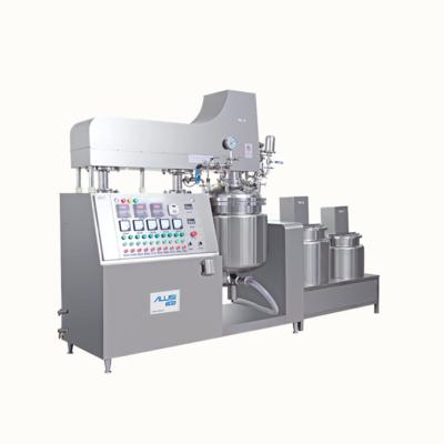 China Cream Mixer Cosmet 0-65rpm Vacuum Emulsifying Mixer Ointment Mixing Making Machine for sale