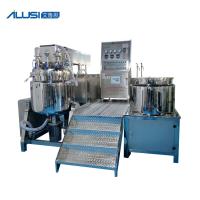 China High Shear Dispersing Cosmetic Ointment Vacuum Emulsifier Homogenizer Mixer for sale