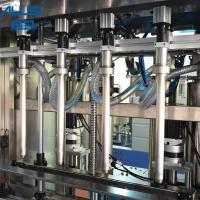 China 2000bph Fully Automatic Liquid Filling Machine Lotion Capping Labeling Production Line 100-5000ml for sale