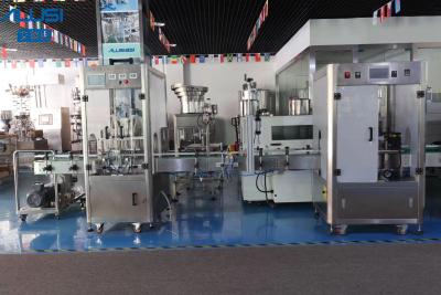 China 2000bph Fully Automatic Liquid Filling Machine Lotion Capping Labeling Production Line 100-5000ml for sale