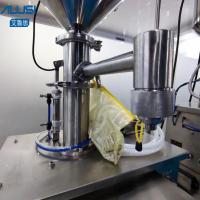 China Stainless Steel Semi Automatic Piston Filling Machine 35L Mixer Hopper For Shampoo for sale
