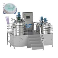 China Fixed Type Vacuum Emulsifying Mixing Tank Body Cream Mixer Skin Care Making Machine for sale