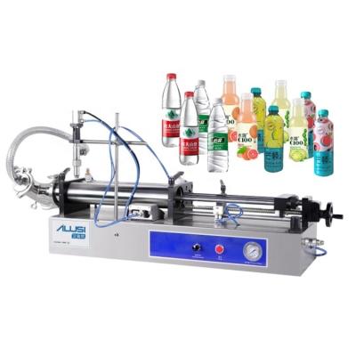China 316L Liquid Filling Machine Semi Automatic Horizontal Pneumatic Quantity Beverage Bottle Filling Machine for sale