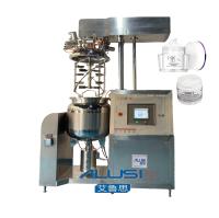 China Touch Screen Vacuum Emulsifying Mixer Machine Cosmetic Cream Ointment Bottom Homogenizer for sale