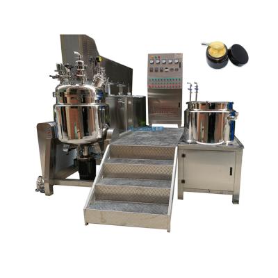 China Double Jacket Body Lotion Making Machine Cream Homogenizer Mixer Cosmetic Production Equipment for sale