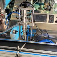 China Single Head Pneumatic Automatic Cosmetics Body Lotion Cream Jar Filling Machine for sale