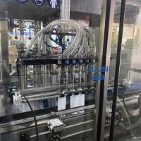 China 6 Head Piston Pump Hand Sanitizer Filling Machine 100-5000ml Shampoo Filler for sale