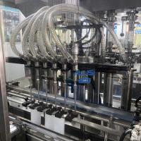 China 6 Head Piston Pump Hand Sanitizer Filling Machine 100-5000ml Shampoo Filler for sale