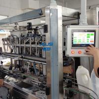 China Custom 10 Nozzles Bottle Liquid Filling Machine 1500bph Shampoo filler for sale