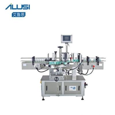 China 304 Stainless Steel Automatic Vertical Labeling Machine AC220V 3000W Round Bottle Label Applicator for sale