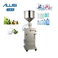 China Semi Automatic Vertical Paste and Liquid Filling Machine 30L Hopper 10-100ml for sale